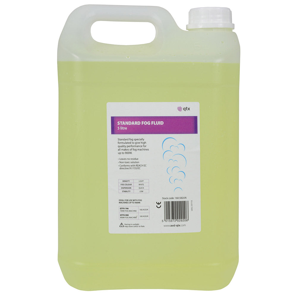 QTX Standard Fog Fluid Yellow 5L
