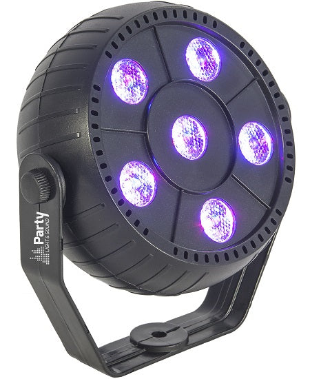 Party Light and Sound PARTY-PAR6 RGB LED Lighting Effect