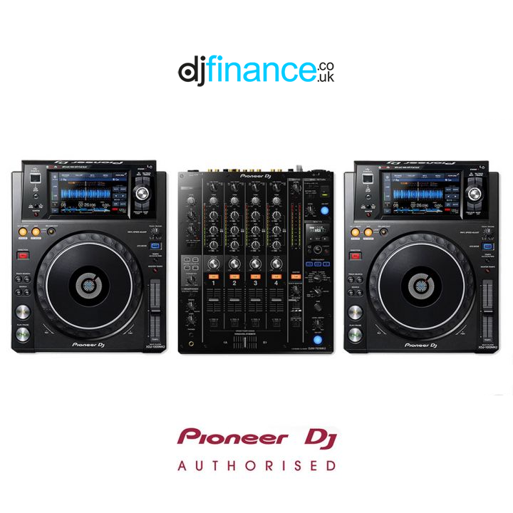 Pioneer DJ XDJ-1000MK2 and DJM-750mk2 DJ Equipment Package